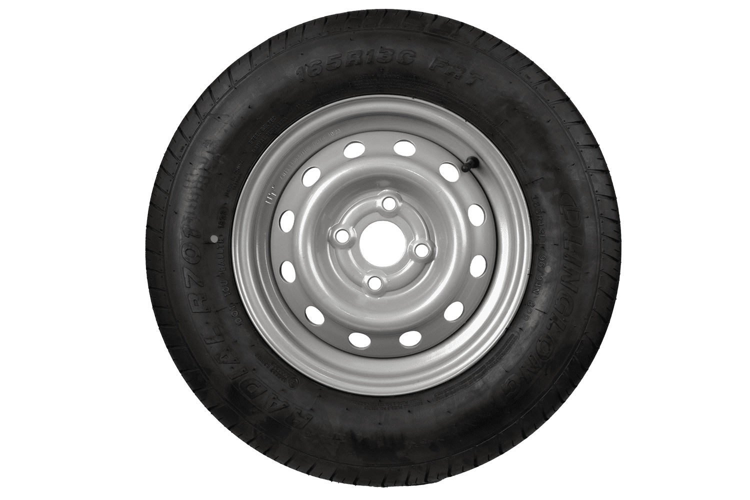 Koło do przyczepki OPONA LINGLONG 165/80 R13C 96/94N FELGA UNITRAILER 4Jx13"H2 4x100 ET:30 ...