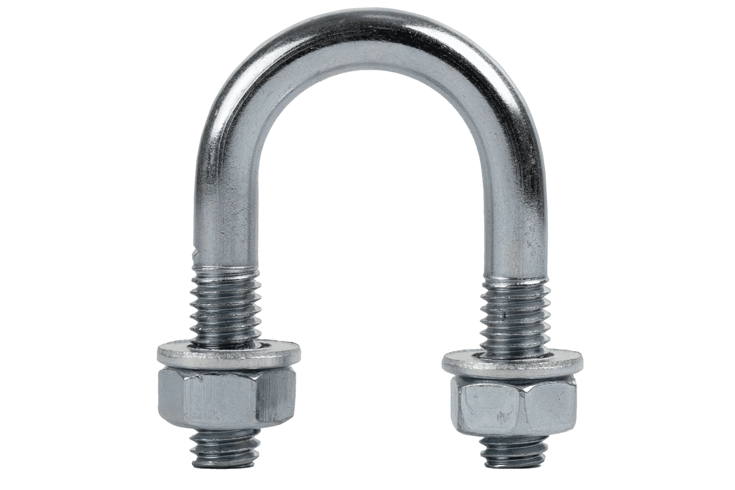 Cybant kabłąkowy okrągły DROMET z nakrętkami i podkładkami M6 18/37 ...