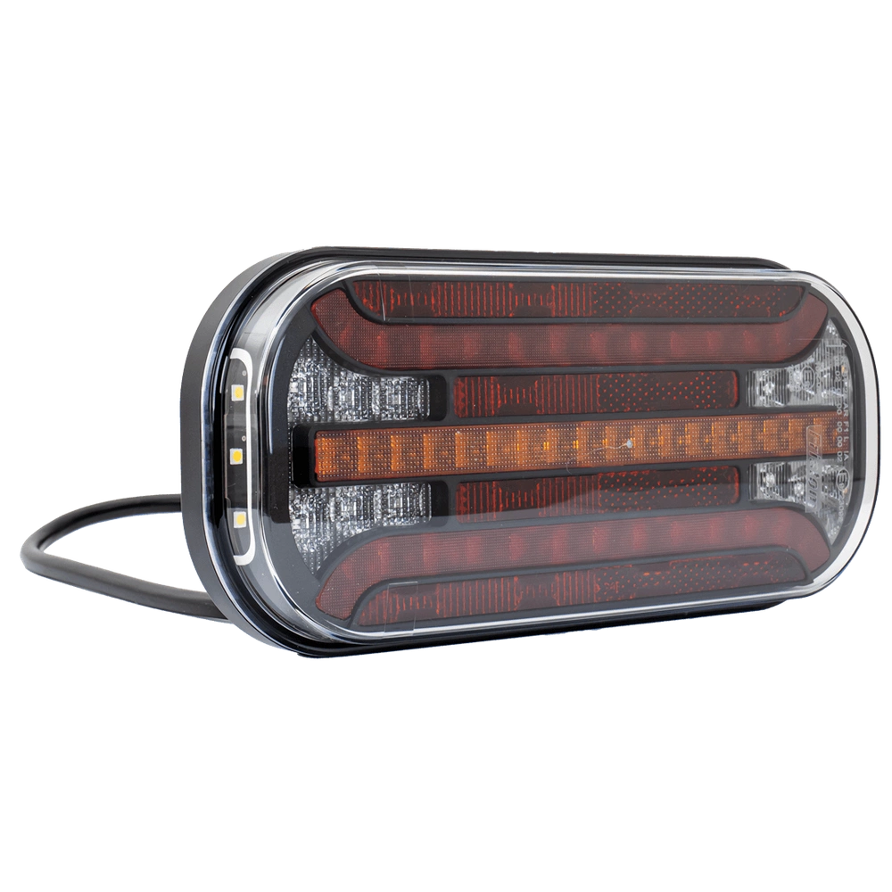 Lampa tylna FRISTOM FT-230 LED 6 funkcji uniwersalna - UNITRAILER